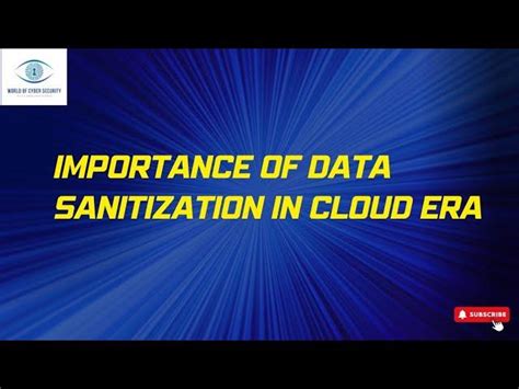 World Of Cyber Security On Linkedin Importance Of Data Sanitization In Cloud Era