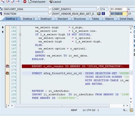 Generic Extractor Using Submit Program Sap Community