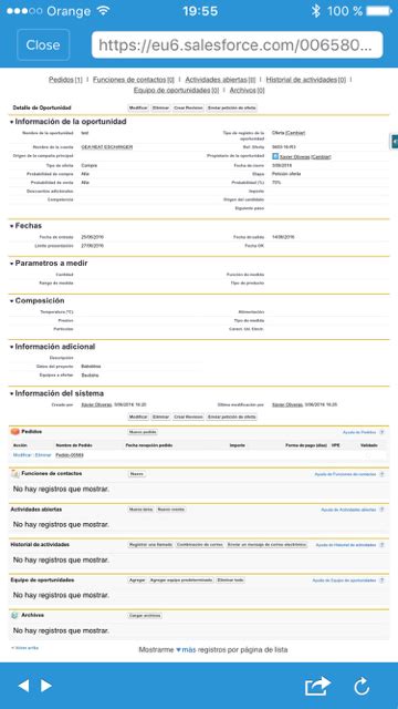 Visualforce Apex CommandButton Redirect In Salesforce1 Salesforce