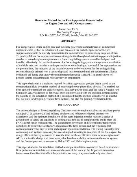 PDF Simulation Method For The Fire Suppression Process Inside DOKUMEN TIPS