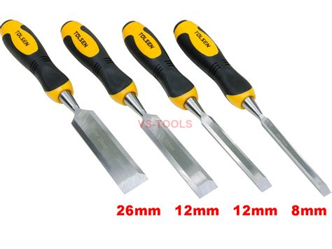 4pc Crv Woodwork Chisel Carving Woodworking Chisels Metal