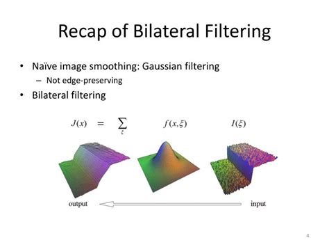 Ppt Recursive Bilateral Filtering Powerpoint Presentation Id