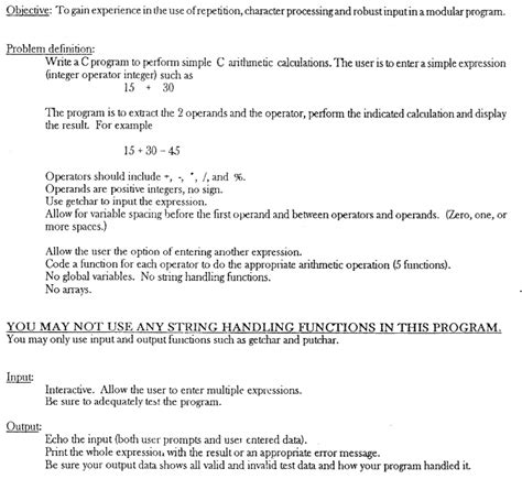 Solved Help With My C Program For Inputting And Outputting