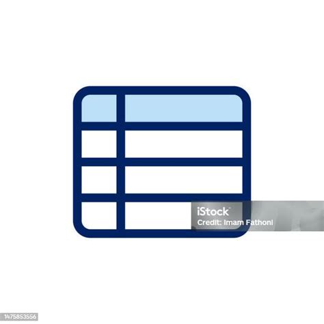 재무 및 회계를 위한 데이터 테이블의 벡터 아이콘 개념 회계 세무 예산 책정에 사용할 수 있습니다 웹 웹 사이트 포스터 모바일 앱 광고에 적용 가능 탁자에 대한 스톡 벡터