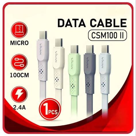 Jual Kabel Data Vivan Micro Usb Csm S Csm Ii Shopee Indonesia