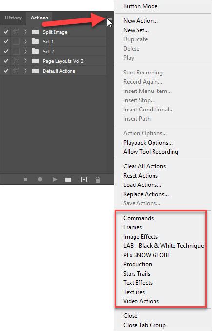 Solved Hide Default Actions Adobe Community 11511127