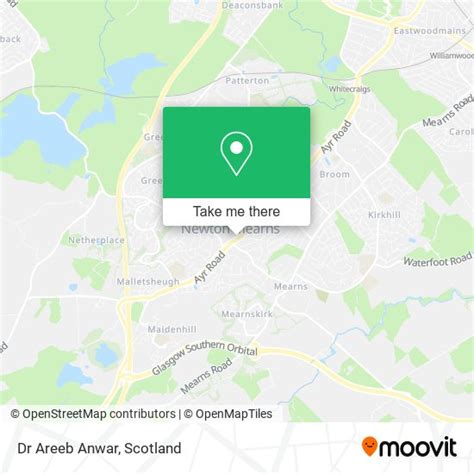 How To Get To Dr Areeb Anwar In Newton Mearns By Bus Or Train