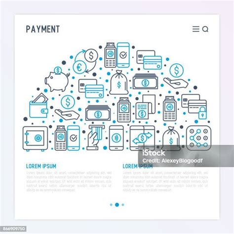 신용 카드 돈 흐름 저장 Atm 모바일 결제 관련 선 아이콘으로 30 원에 결제 개념 배너 웹 페이지 인쇄 매체의 벡터 그림 신용 카드에 대한 스톡 벡터 아트 및 기타