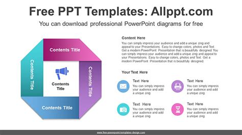 Twisted Square Ribbon Powerpoint Diagram For Free Twisted Square Ribbon Powerpoint Diagram For Free