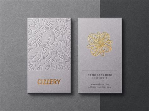 Foil Embossed Business Cards Printing In Saigon Helixgram