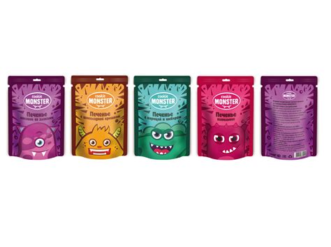 Cookie Monster Logo Snack Packaging Design By Veryvera On Dribbble