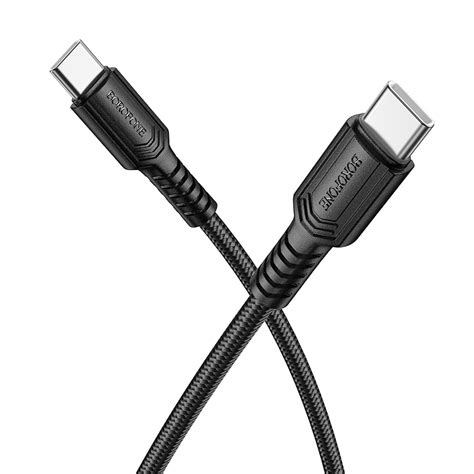 F 05 Borofone Cable Bx116 Certain Type C To Type C Pd 60w 3a 1