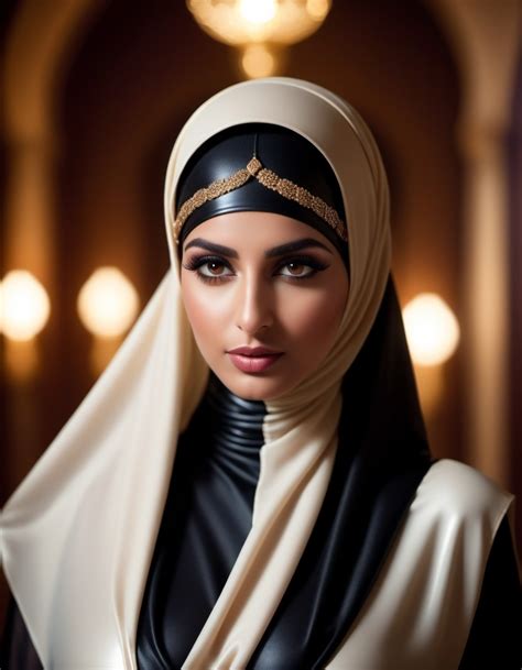 Arabian Princess In Latex Hijab Stable Diffusion Online
