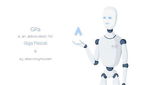 Gpa Giga Pascal