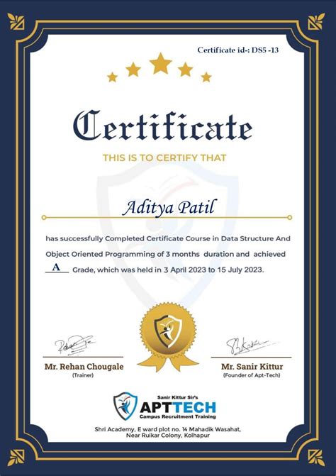 aditya patil on linkedin datastructure oops courseracertified coursecompletion