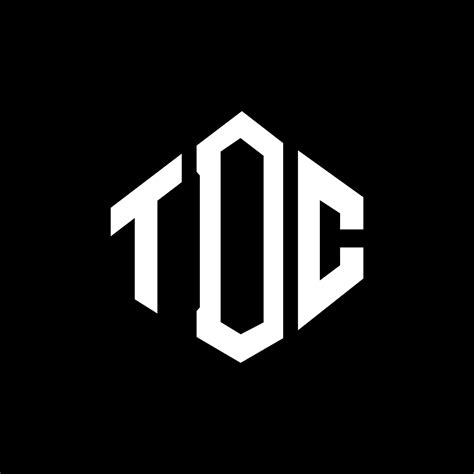 Tdc Letter Logo Design With Polygon Shape Tdc Polygon And Cube Shape Logo Design Tdc Hexagon