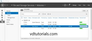 Install And Configure Data Deduplication On Windows Server 2022 VD