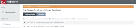 Creating Certificates In Pingfederate Configuring Talend