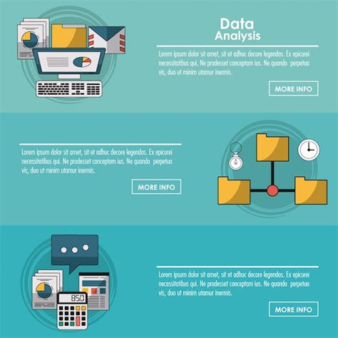 Premium Vector Data Analysis Infographic Concept