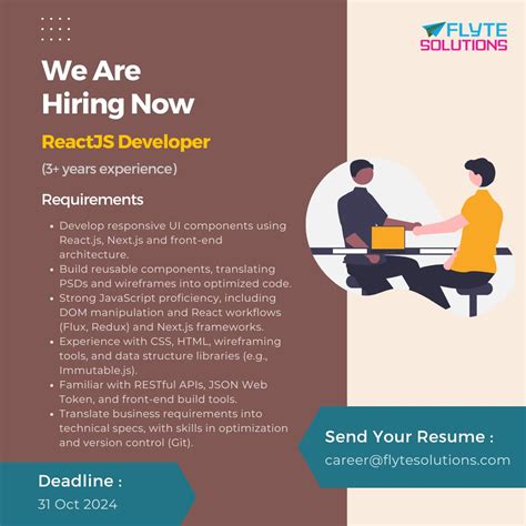 Flyte Solutions Ltd On Linkedin Reactdeveloper Hiring