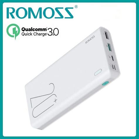 100% ORIGINAL ROMOSS 6+ (20000MAH) | Shopee Malaysia