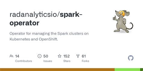 Github Radanalyticsiospark Operator Operator For Managing The Spark Clusters On Kubernetes