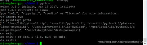 查看树莓派中python安装路径树莓派查找python位置 Csdn博客
