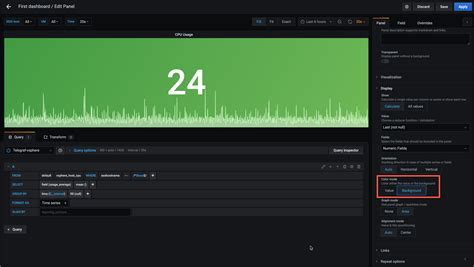 VSphere Performance Telegraf InfluxDB And Grafana 7 The Stat Panel