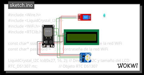 Completo Con Reloj Wifi Wokwi Esp32 Stm32 Arduino Simulator