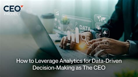 How To Leverage Analytics For Data Driven Decision Making As Ceo