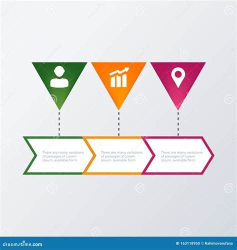Arrow Process Steps Chart Business Startup Step Arrows Work Flow Graph And Success Stages