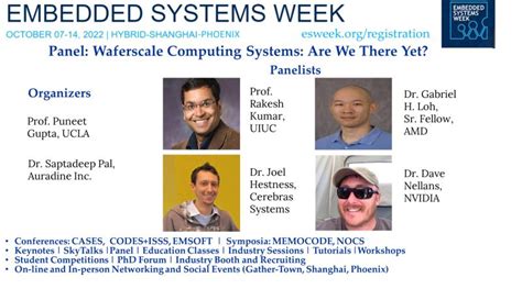 Puneet Gupta On Linkedin Panel Embedded Systems Week