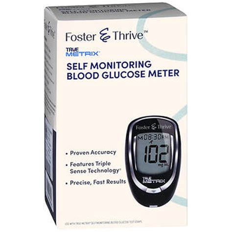 Foster And Thrive True Metrix Self Monitoring Blood Glucose Meter