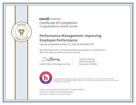 Aniket Sarode On Linkedin Certificate Of Completion
