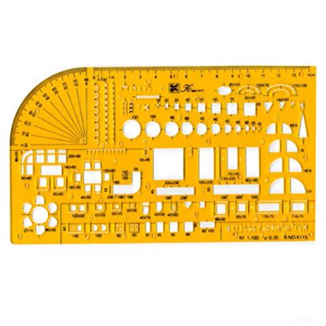 Buy Drafting Templates Furniture Template W Protractor Expanded House Template Interior