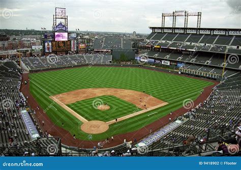 Coors Field Colorado Rockies Editorial Photography Image Of Sports Mile 9418902