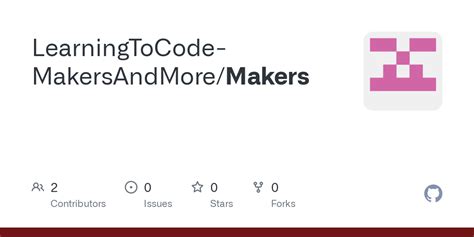 github learningtocode makersandmore makers