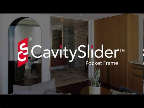 Wesley Chadek On Linkedin Cs Cavity Slider Pocket Frame
