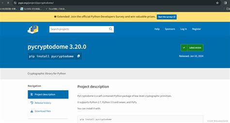 【密码学】python密码学库pycryptodome Csdn博客