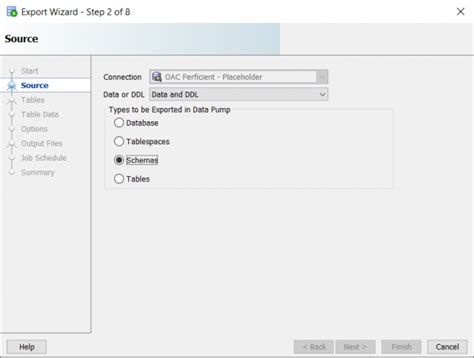 How To Export Oracle Db Schemas Using Sql Developer
