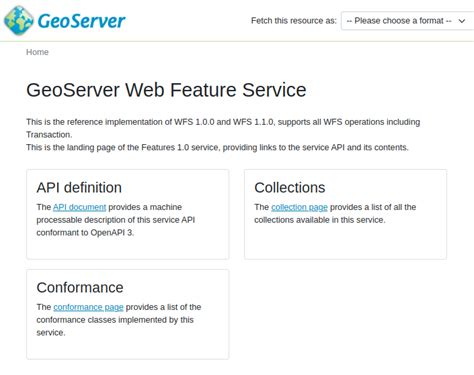 Ogc Api 功能 — Geoserver 224x User Manual