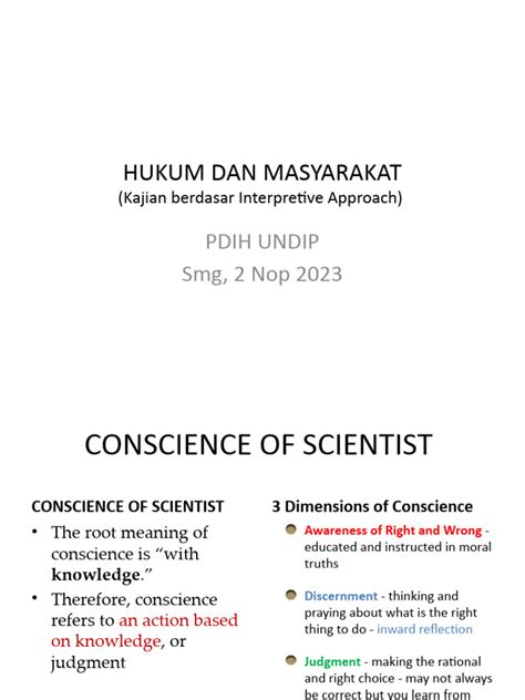 Pdih 4 Interpretive Theory Pdf Conscience Theory