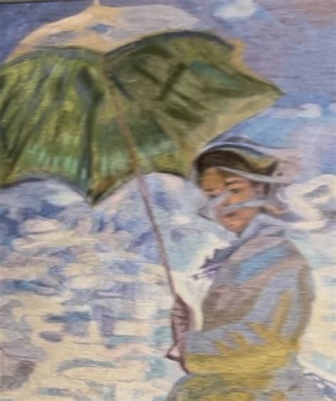 [혼자수로 만나는 세계명화] 모네 〈파라솔을 든 여인〉