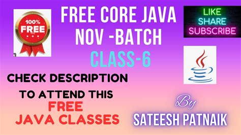 Core Java Class 6 Nov Batch While Loop Do While Loop For Loop Arrays Introduction In