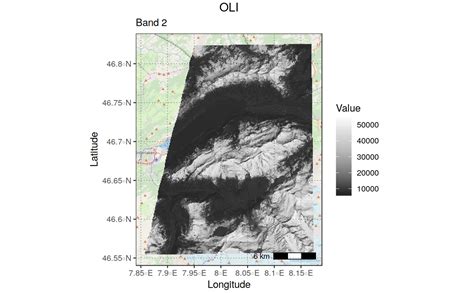 Plot A Map Based On A Raster Object Using Ggplot — Plotrastgg • Sprawl