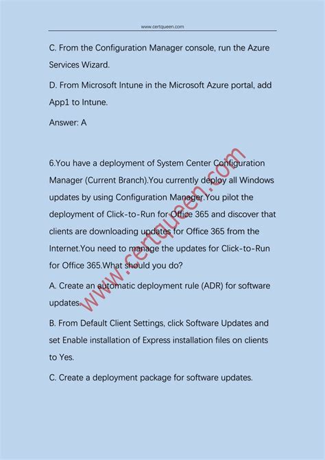 Ppt 2018 Certqueen Microsoft Sccm 70 703 Exam Dumps Powerpoint Presentation Id 7904048