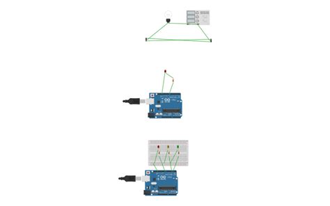 Circuit Design Led Lighting Using Arduino Tinkercad