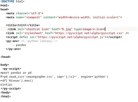 Read Csv File With Pyscript Using Pandas Pyscript Anaconda Forum