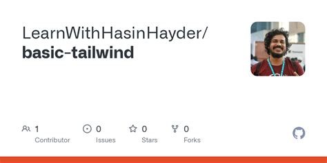 GitHub LearnWithHasinHayder Basic Tailwind