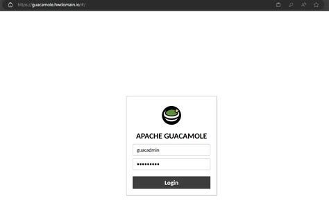 how to create remote desktop gateway via apache guacamole on almalinux 9